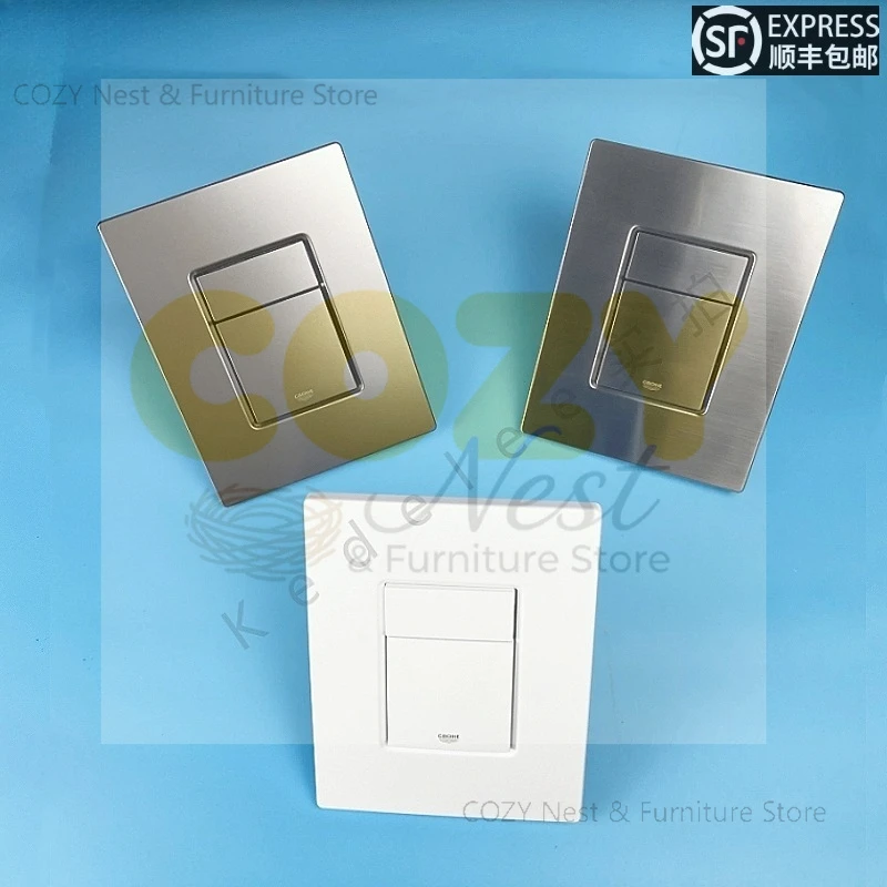 GROHE/GROHE hidden water tank panel wall-mounted toilet flush button ...