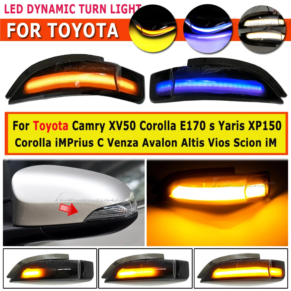 LED-Side-Wing-Dynamic-Turn-Signal-Light-Rearview-Mirror-Indicator-Lamp ...