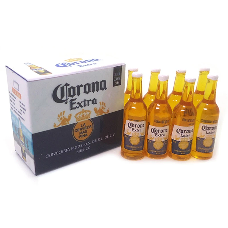 1Set 1:12 Dollhouse Miniature Corona Beer Case Model DIY Kid Toy ...