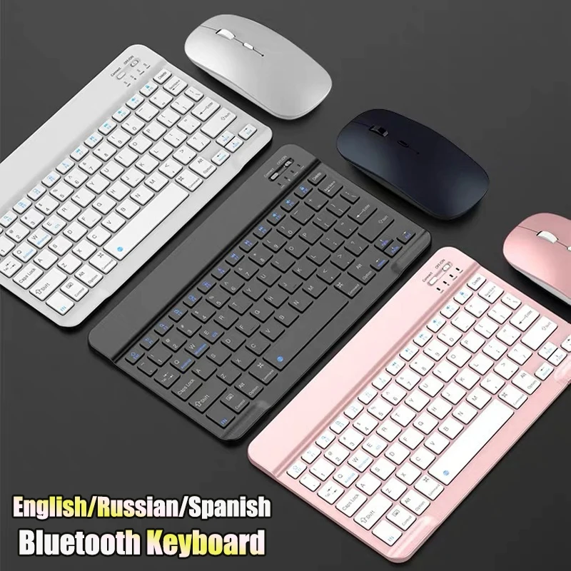 Russian-Wireless-Bluetooth-Keyboard-for-Tablet-ipad-Mini-Keyboard-and ...