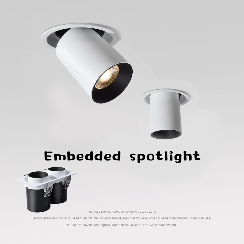 LED-Downlight-Stretchable-Recessed-Single-Double-Head-Spot-Lighting-7W ...