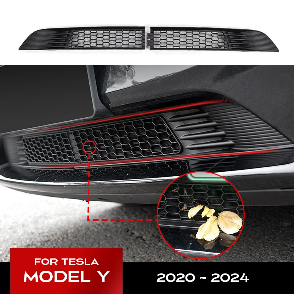 Front-Grill-Guard-Grille-Inserts-Mesh-for-Tesla-Model-Y-2024-2023-2022 ...