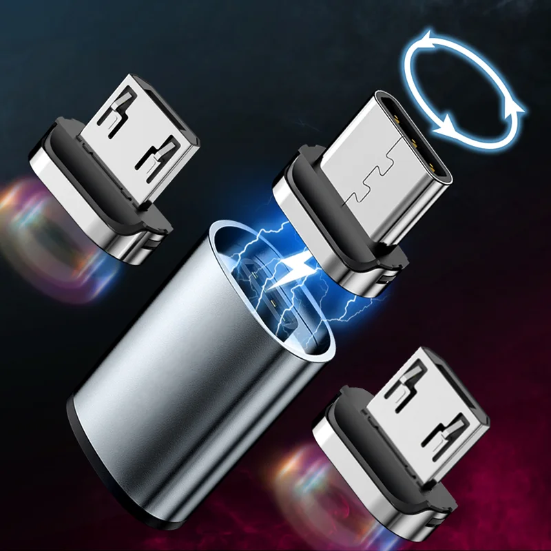 20W-Micro-USB-Type-C-Magnetic-Adapter-USBC-Female-To-MicroUSB-Male-OTG ...