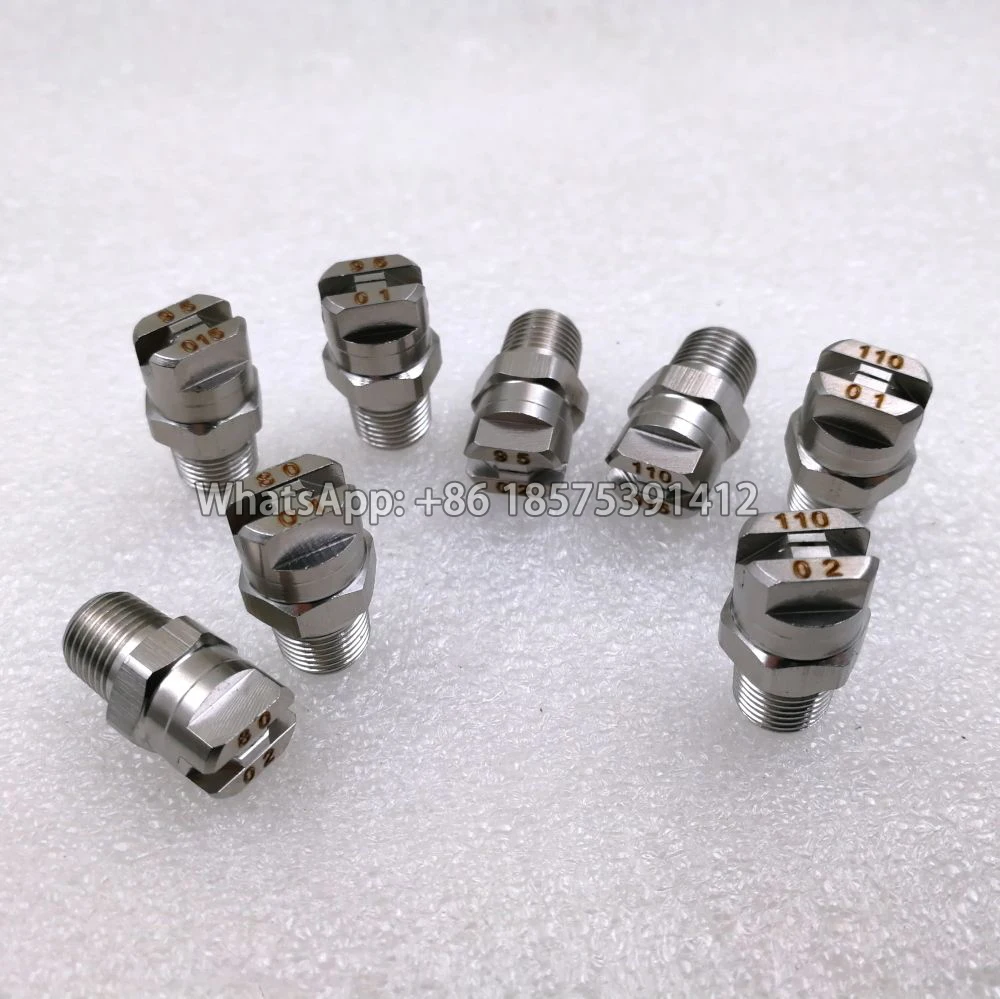 10-pc-lot-1-8-SS304-Flat-Fan-Spray-Nozzle-Industrial-Factory-Cleaning ...