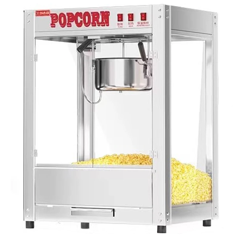 Stainless-steel-popcorn-machine-Commercial-spherical-butterfly-popcorn ...