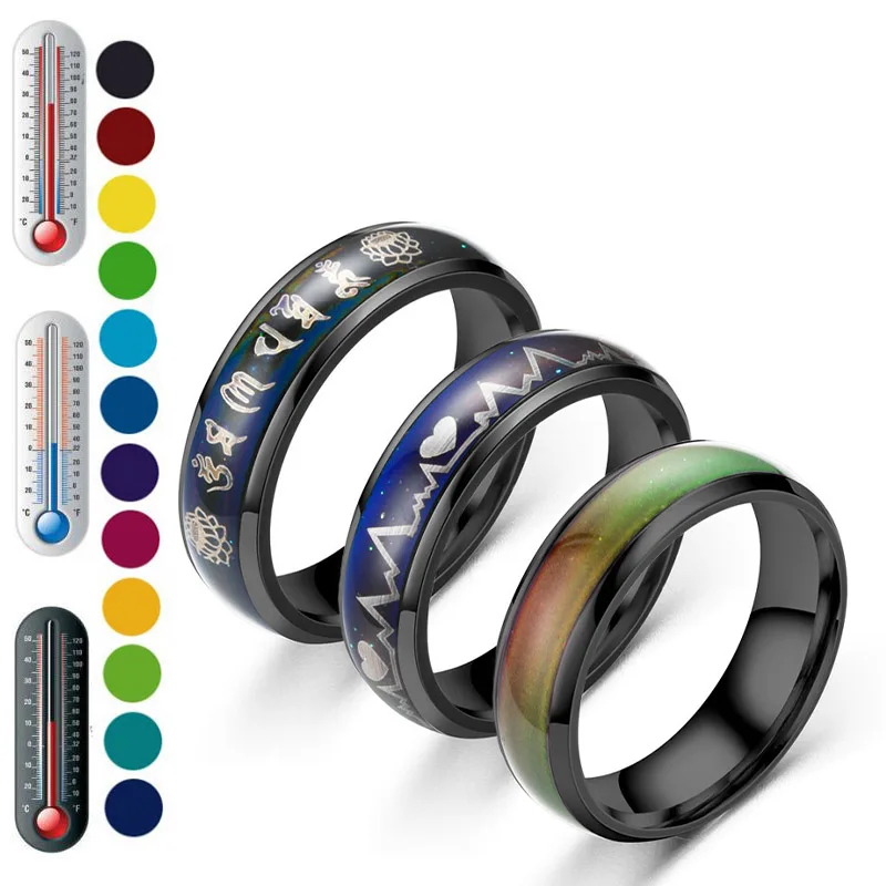 High-Tech-Stainless-Steel-Changes-With-Body-Temperature-Color-Ring-Om ...