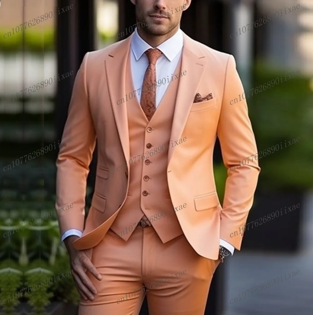 Fashion New Formal Orange Men Suit: The Real-World Guide to Wearing It ...