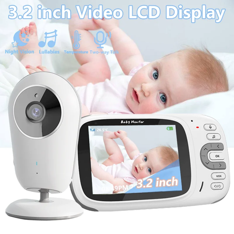 Monitor-de-v-deo-inal-mbrico-para-beb-c-mara-de-seguridad-para-ni-era ...