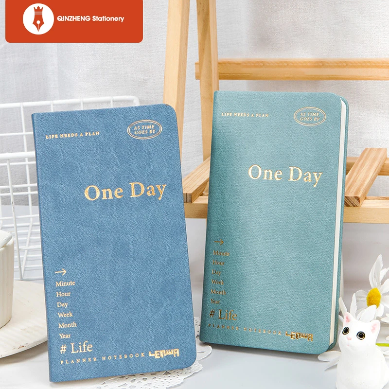 Daily Plan Notebook Gilding Hardcover,96sheets Time Management Clock ...