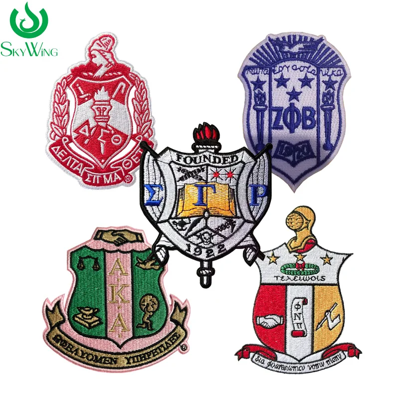 Embroidered-Crest-Patch-for-Jacket-Small-Size-Delta-Sigma-Theta-AKA ...
