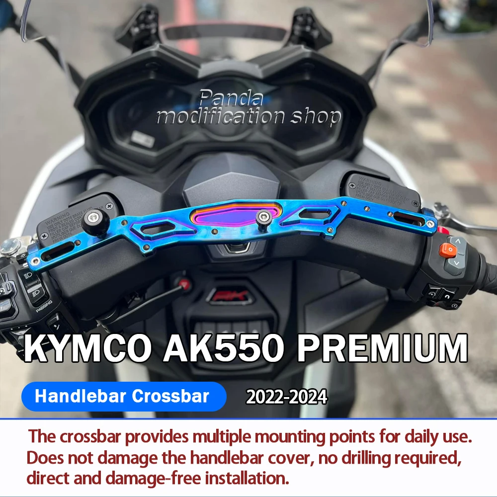 For-KYMCO-AK550-PREMIUM-accessories-Handlebar-Crossbar-Phone-Holder ...