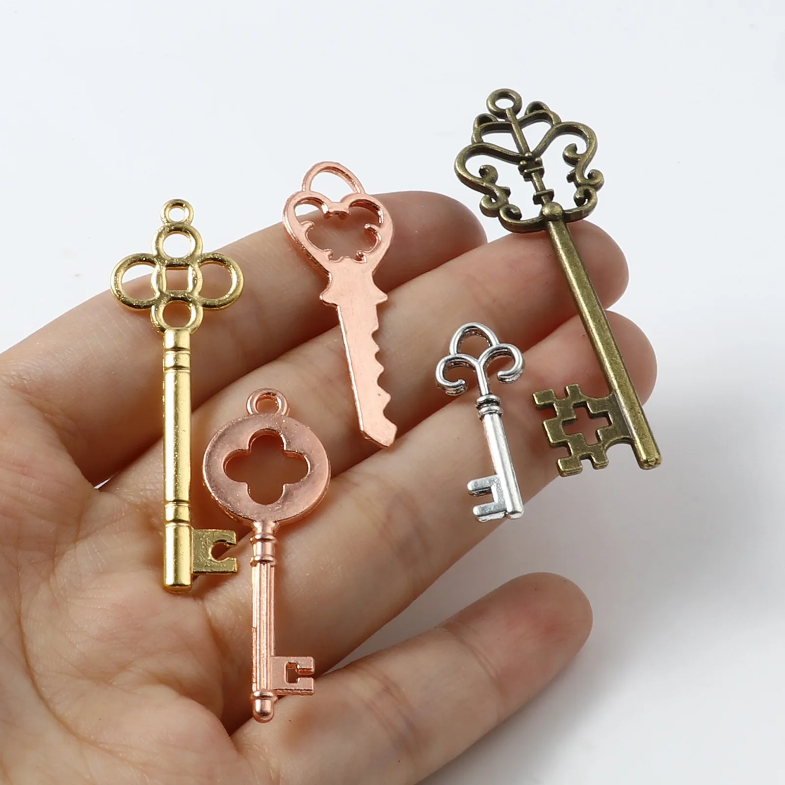 Vintage Keys | Key Charms | Metal Key | Jewelry - 13 Pcs/set Vintage ...