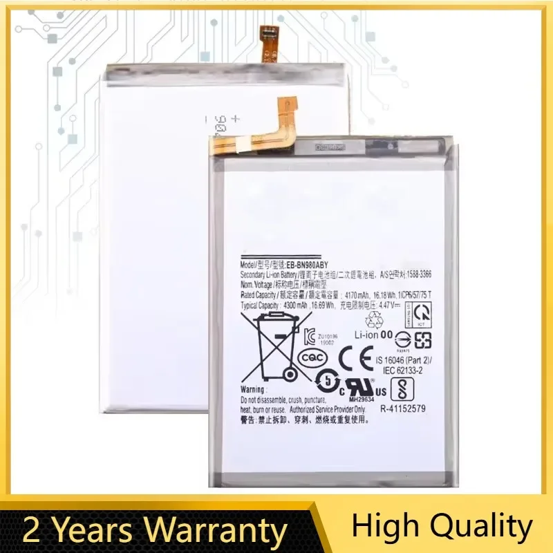 4300mAh-Battery-EB-BN980ABY-For-Samsung-Galaxy-note20-Note-20-N980F-SM ...