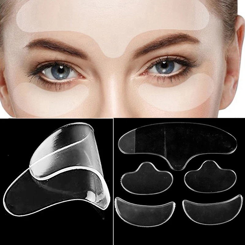 5Pcs-Face-Forehead-Neck-Eye-Anti-Wrinkle-Aging-Care-Sticker-Pad-Patch ...