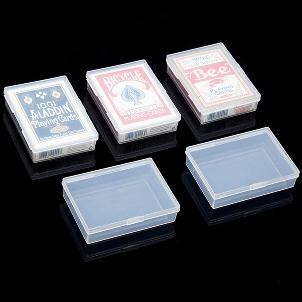Lightweight-Transparent-Plastic-Card-Box-For-Playing-Cards ...