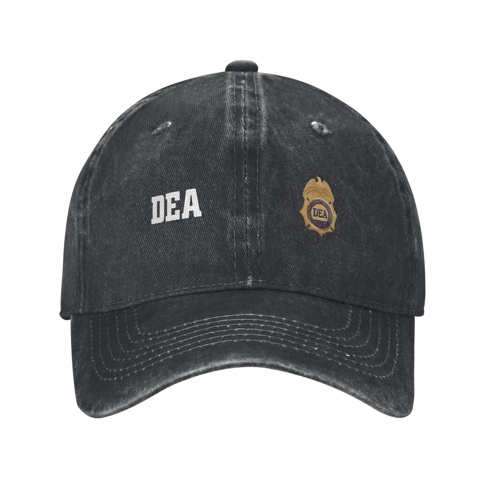 DEA USA Federal Interdiction Agency Logo Baseball Caps Retro Distressed ...