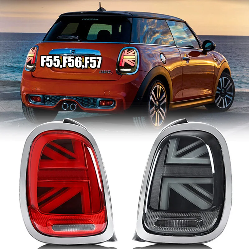 Car-Tail-Light-Assembly-Black-Chrome-For-MINI-Cooper-F55-F56-F57-2014 ...