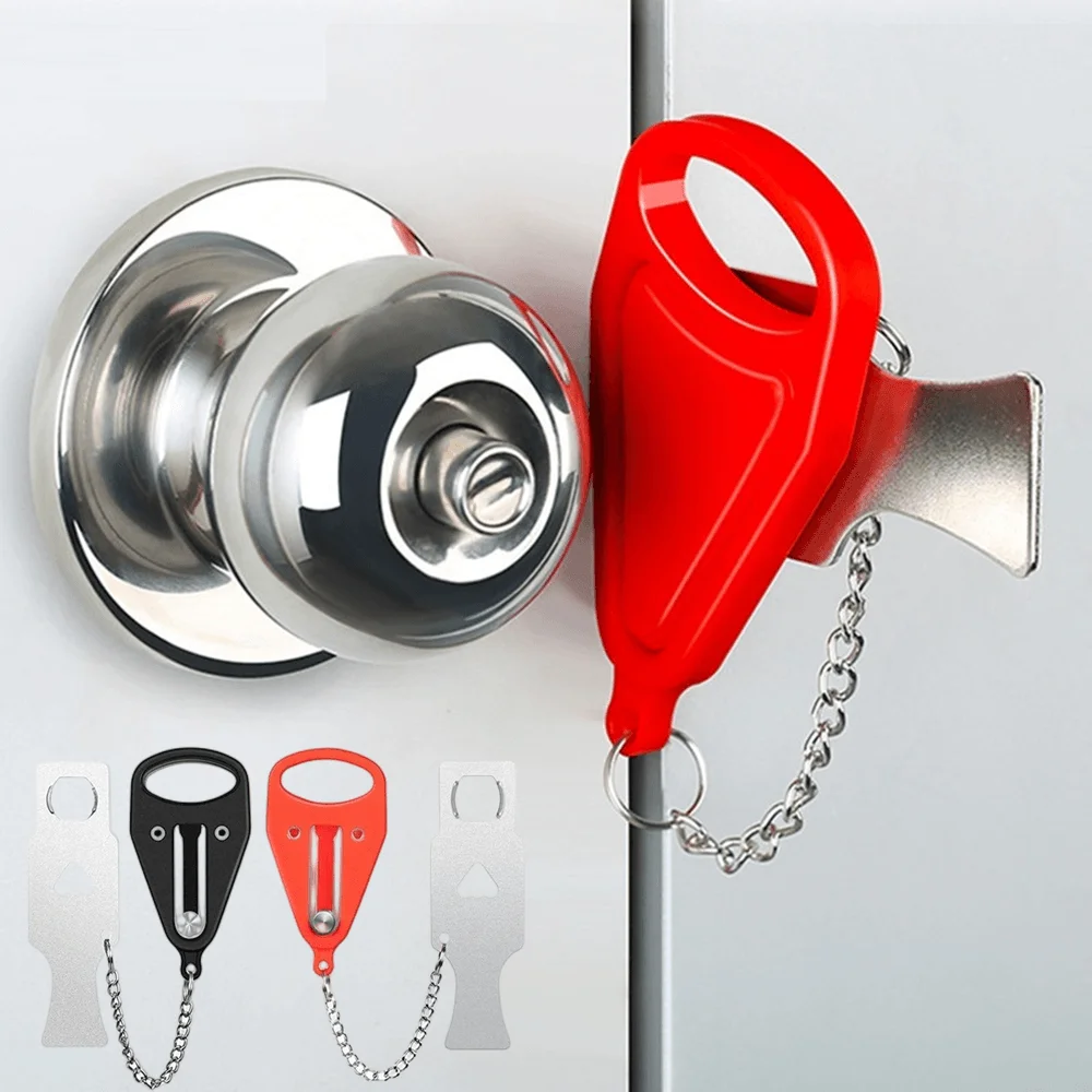 Portable-Door-Lock-Safety-Latch-Metal-Lock-Home-Room-Hotel-Anti-Theft ...