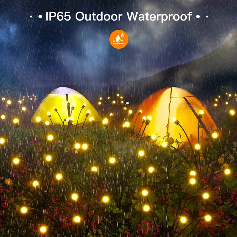 Firefly-Solar-Outdoor-LED-Light-Garden-Decoration-Waterproof-Garden ...