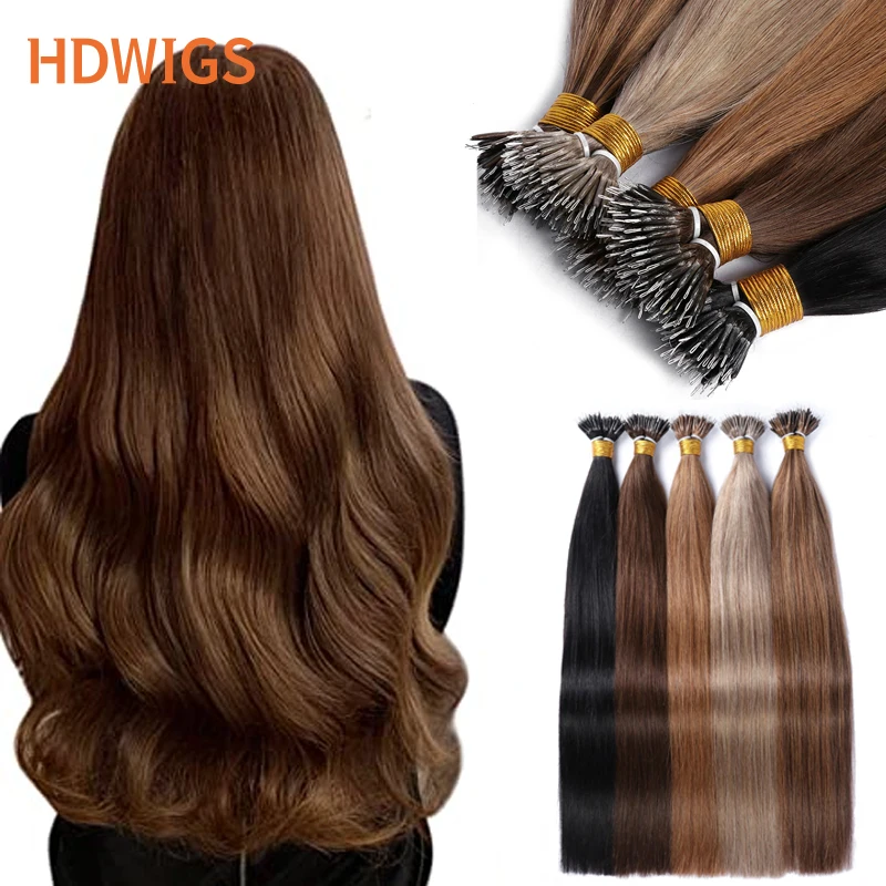 Straight-Nano-Ring-Human-Hair-Extension-50pcs-HDWIGS-Brazilian-Human ...