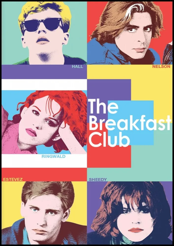 The Breakfast Club Pop Art