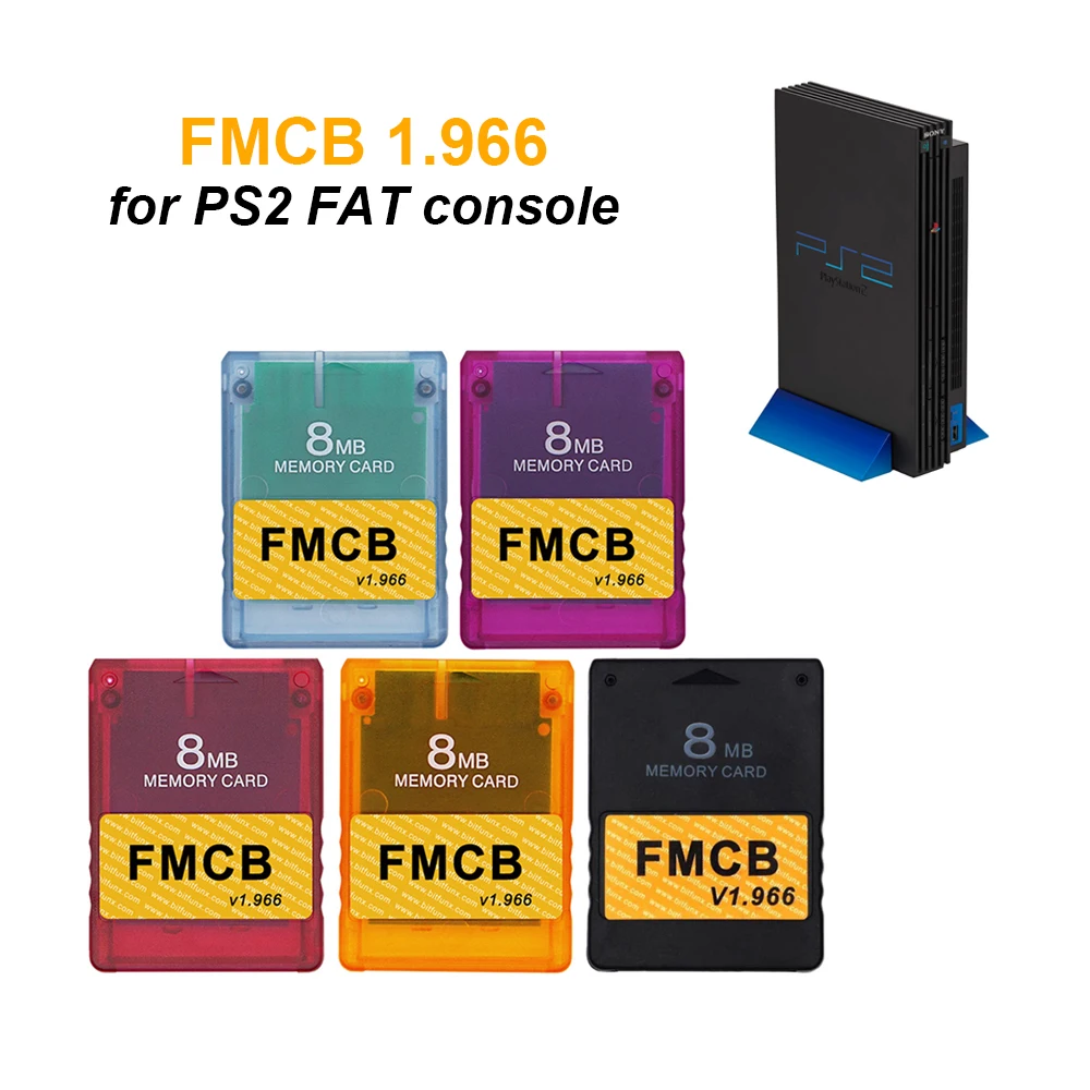 Tarjeta de memoria FMCB 1.966 McBoot gratuita MagicGate para PS2 ...