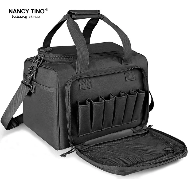 Tactical Gun Range Bag for Handguns and Ammo Shooting Duffle Range ...