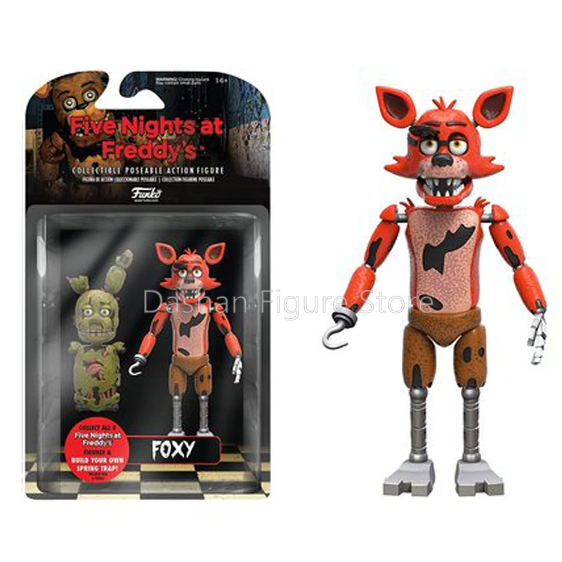Game FNAF Figure Blacklight Nightmare Foxy Action Figures PVC Collection Doll 14cm Funtime Foxy Fox Model Toys for Child s Gifts AliExpress
