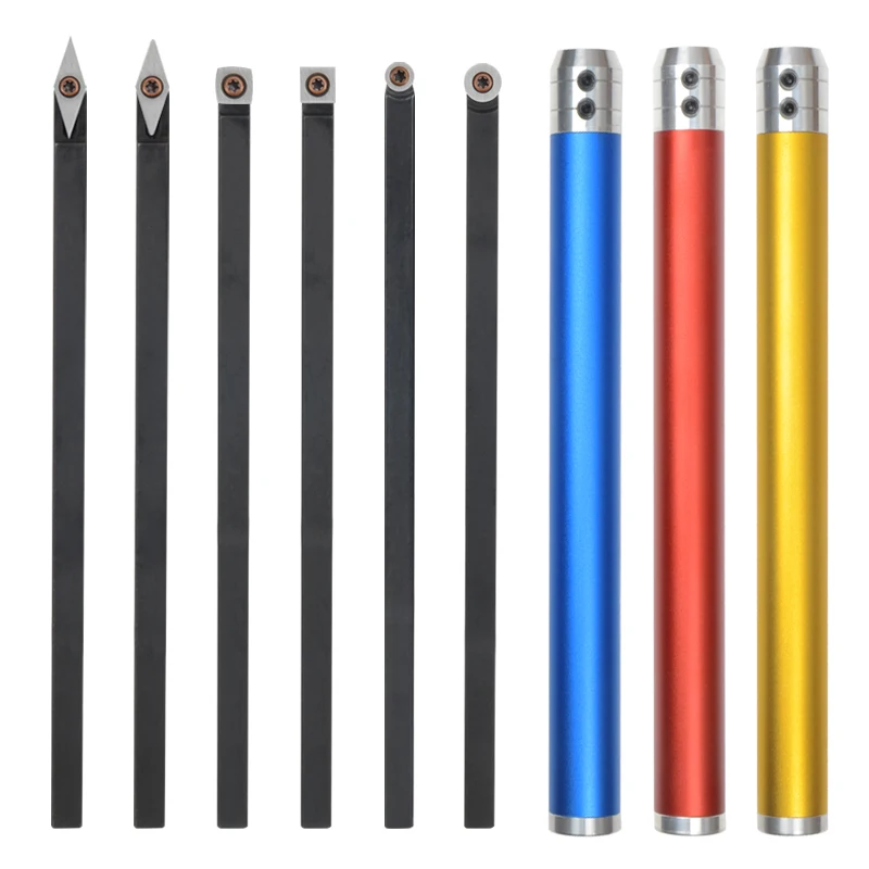 Wood turning Tools Carbide Insert Cutter WoodTurning Chisel Blade and ...