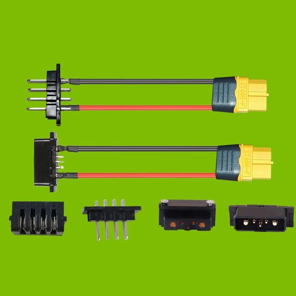 Bicycle Battery Charging Cable 4-Pin/5-Pin To Connector PVC And Metal