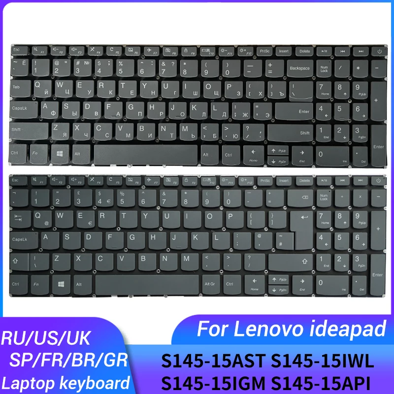 NEW Russian/US/UK/Spanish/French/German/Brazil laptop keyboard FOR ...