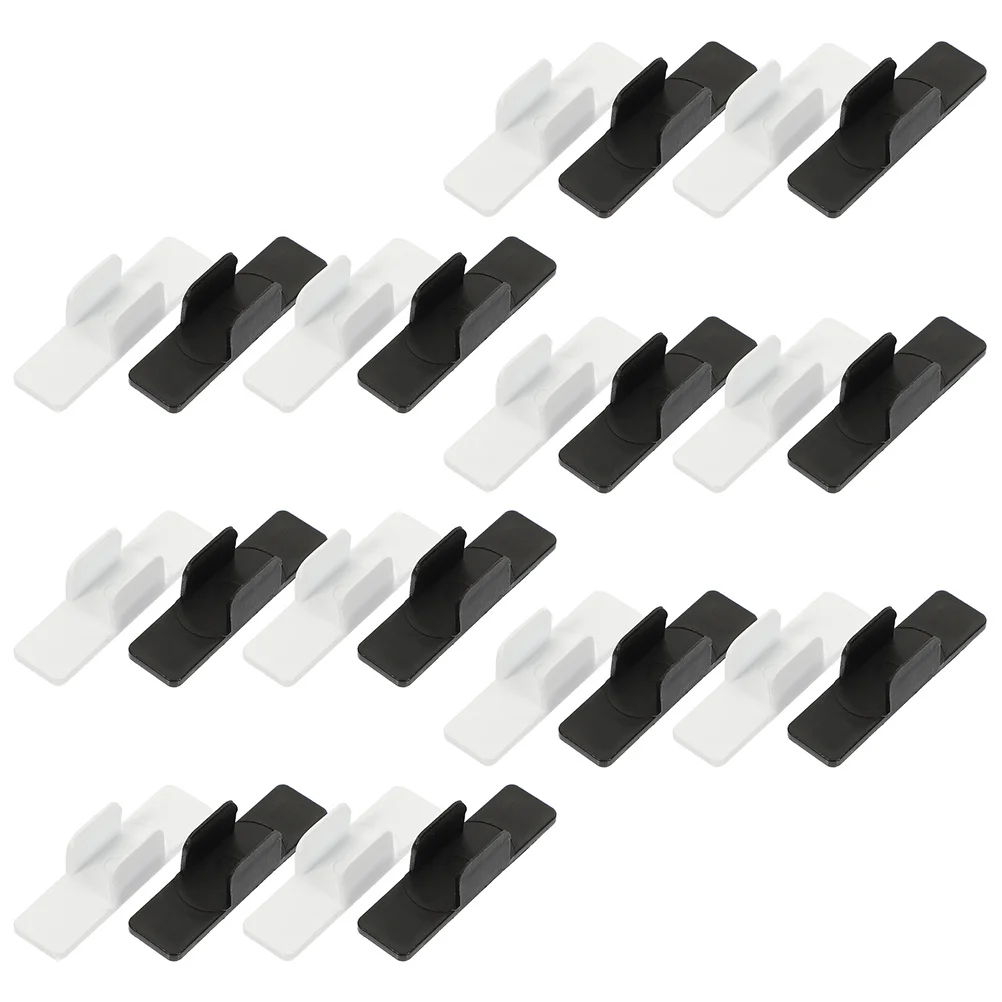 24-Pcs-Penholder-Clip-Whiteboard-Clips-Adhesive-Magnetic-Fixing-Buckles ...