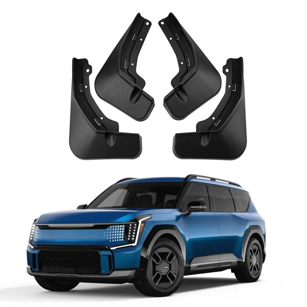 4PC-Mud-Flaps-Mudguards-Fenders-Guards-Fits-For-KIA-EV9-2024-With-Side ...