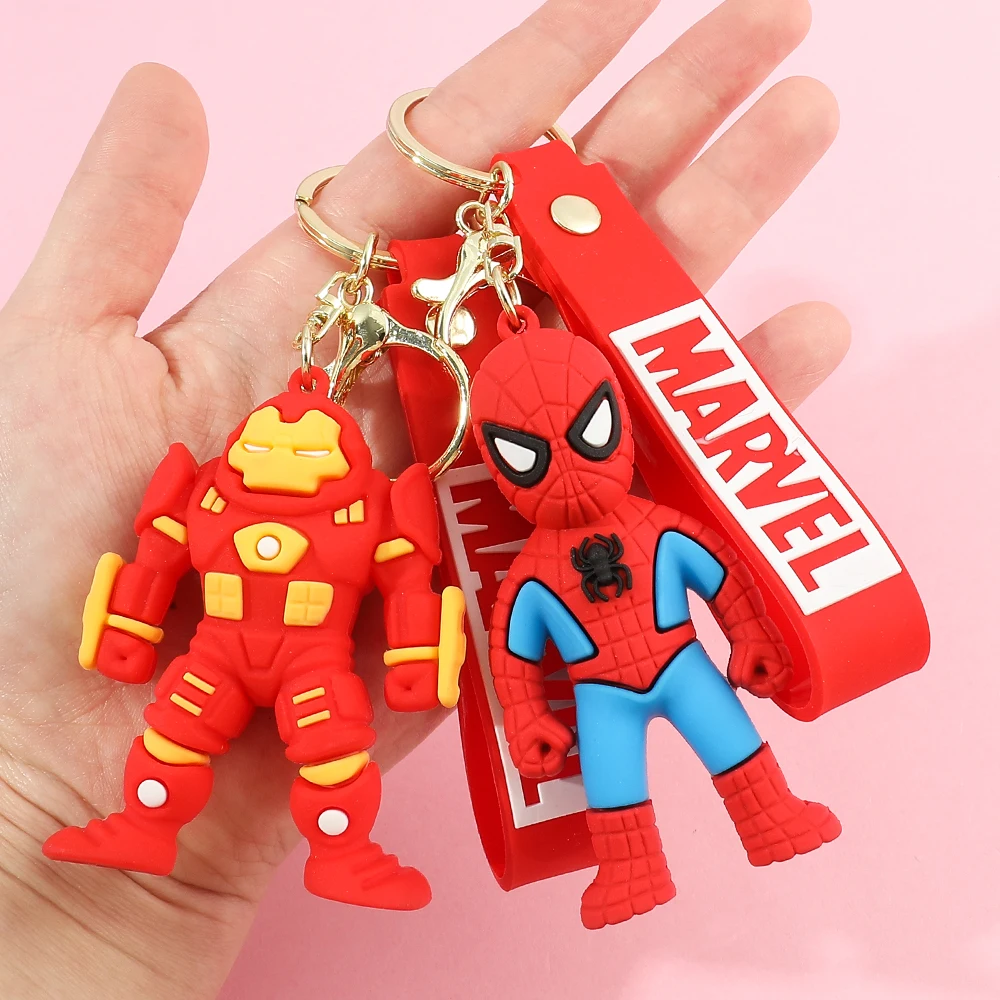 Disney-Marvel-Avengers-PVC-Keychains-Cute-Cartoon-Superhero-Pendant ...