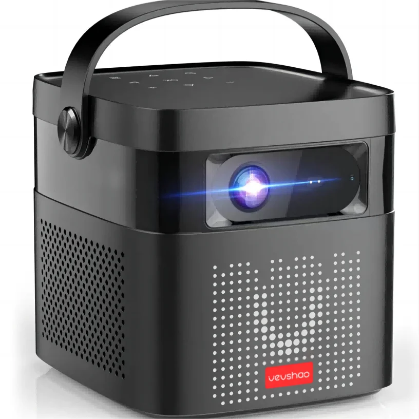 VEVSHAO V50 DLP Smart Projector 3D 4K Cinema Android 11.0 WiFi Mini ...