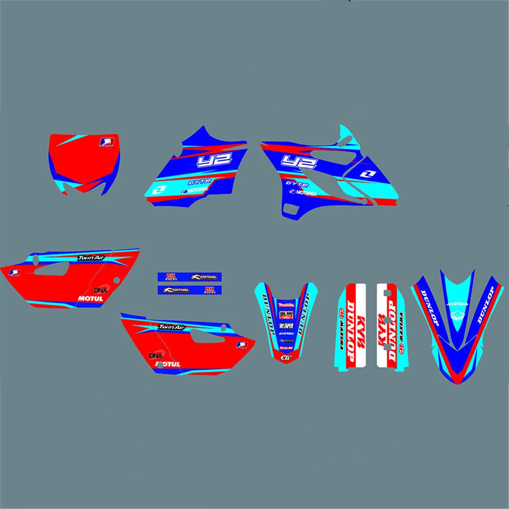 YZ 85 2021 2015 motorcycle Team Graphics Background DECALS STICKERS Kit ...