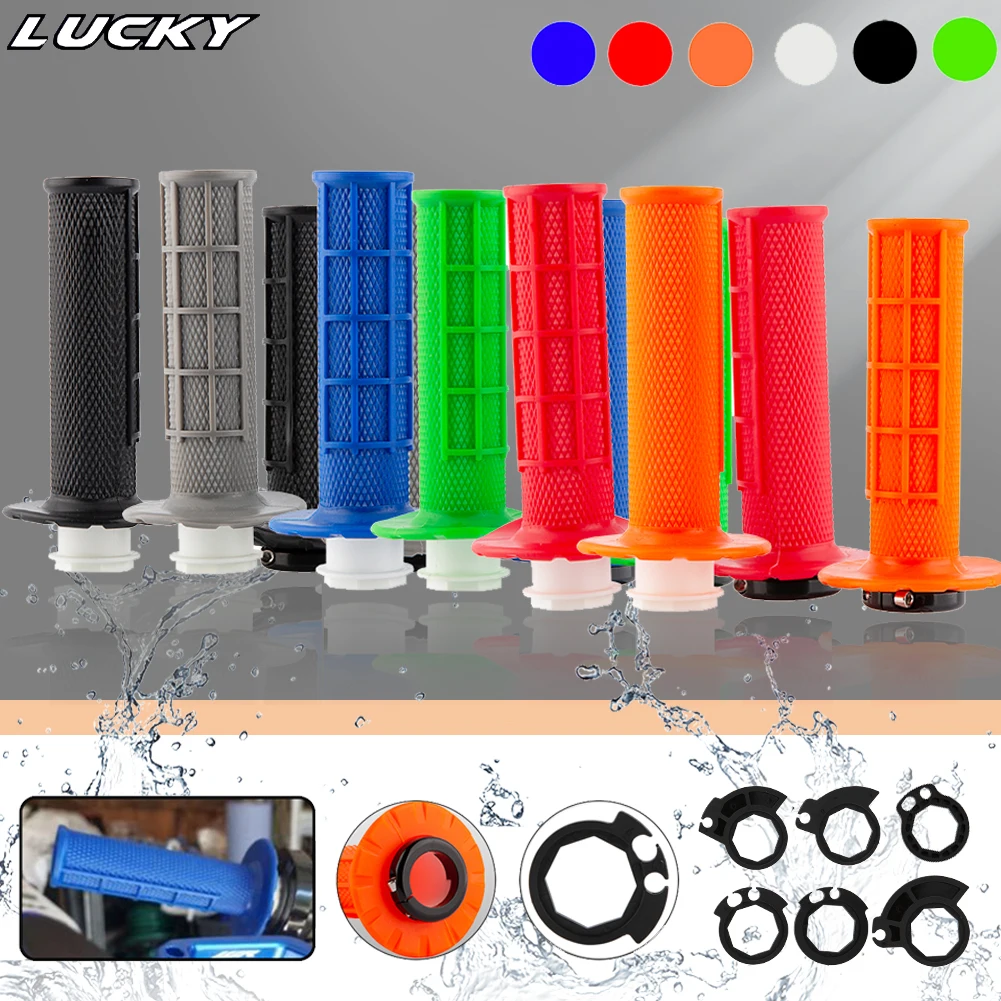 Motorcycle-Grips-7-8-22mm-Hand-Grip-W-The-Snap-on-Cam-Lock-on-Grips ...