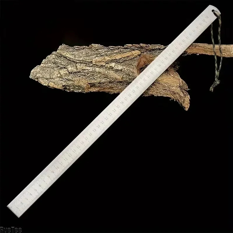 Dual-Scale 20 Inch Stainless Steel Ruler Durable Thickened Quenched ...