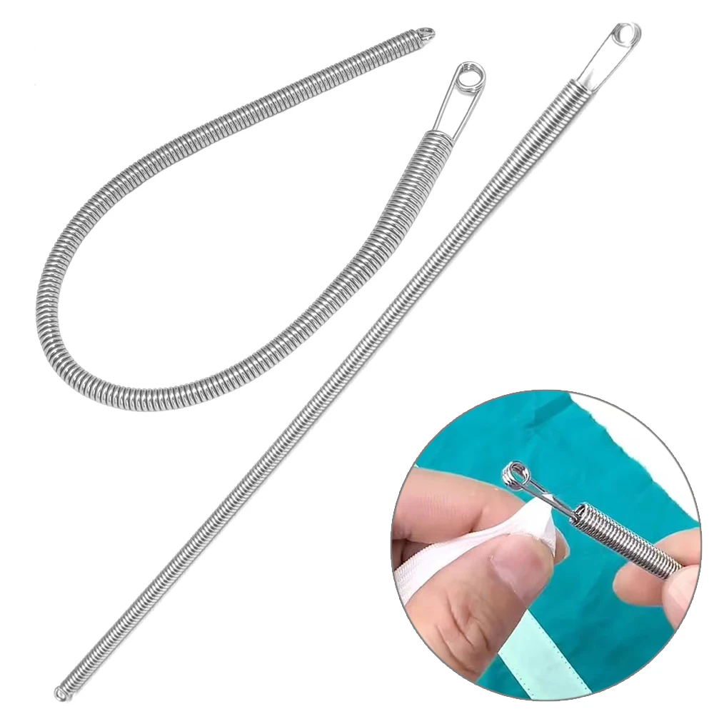 Bendable Spring Drawstring Threader Clip Pants Hoodies Elastic Band ...
