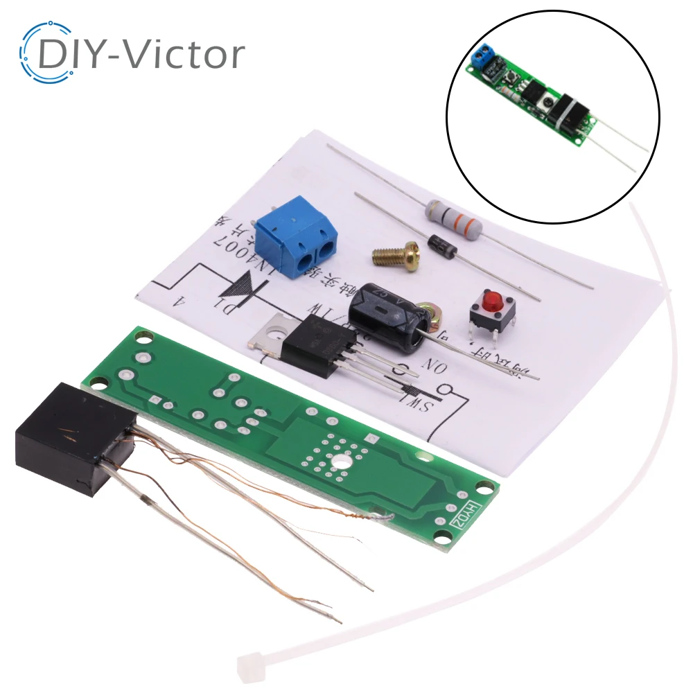 Alta Tensão Gerador Arc Igniter, Kit mais leve para DIY Suíte Produção ...
