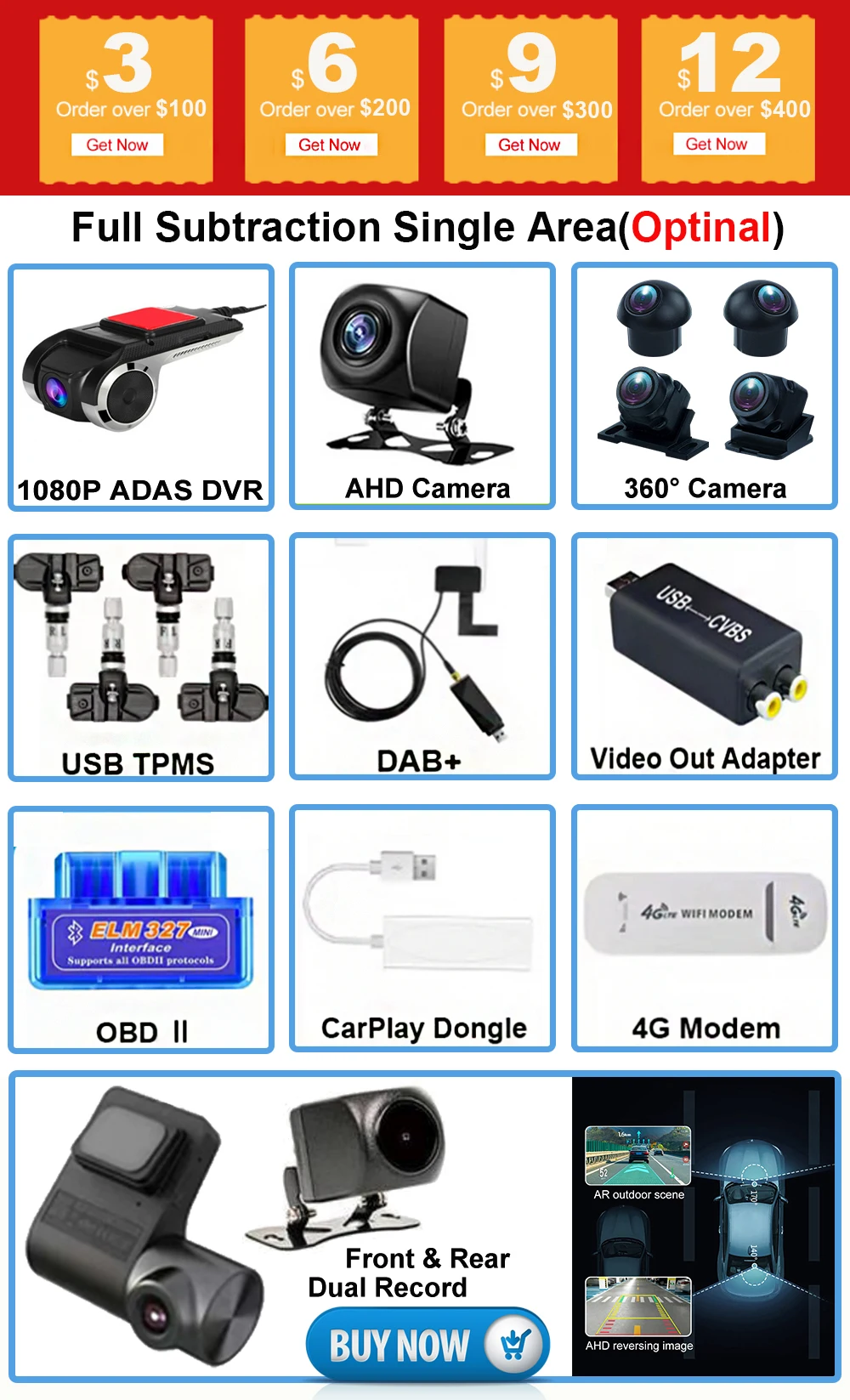 Navirelax Navigation Multimedia Accessories Optional - Vehicle Camera ...