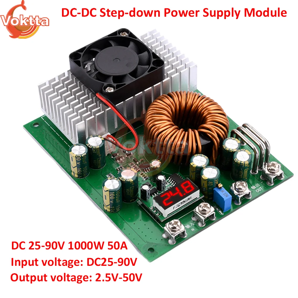 DC-DC-Step-down-Power-Supply-Module-DC-25-90V-1000W-50A-Constant ...