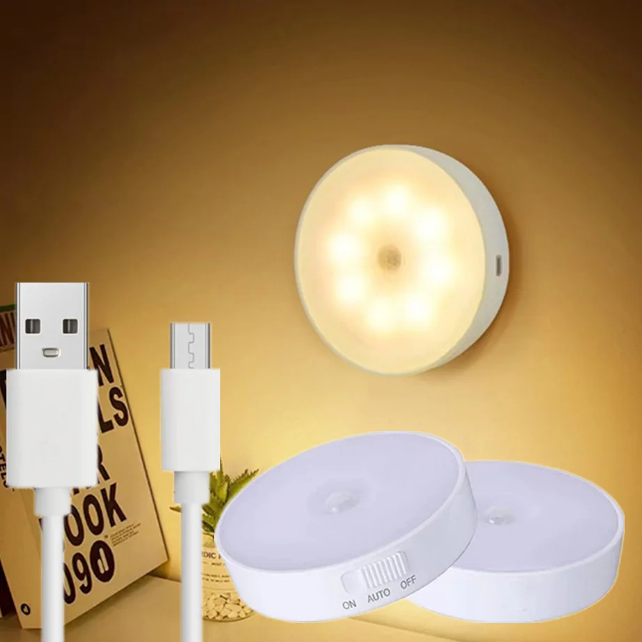 LED-Night-Light-Motion-Sensor-Wall-Mounted-Lamp-for-Kitchen-Bedroom ...