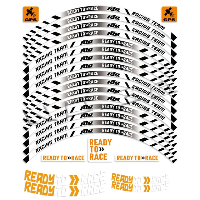 For KTM Duke 390/690/790/890/1290 Motorcycle Wheel Rim Stripe Sticker ...