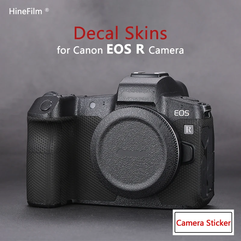 Eos r câmera/eosr decalque da pele para canon eos r câmera capa de envoltório de pele anti risco ...