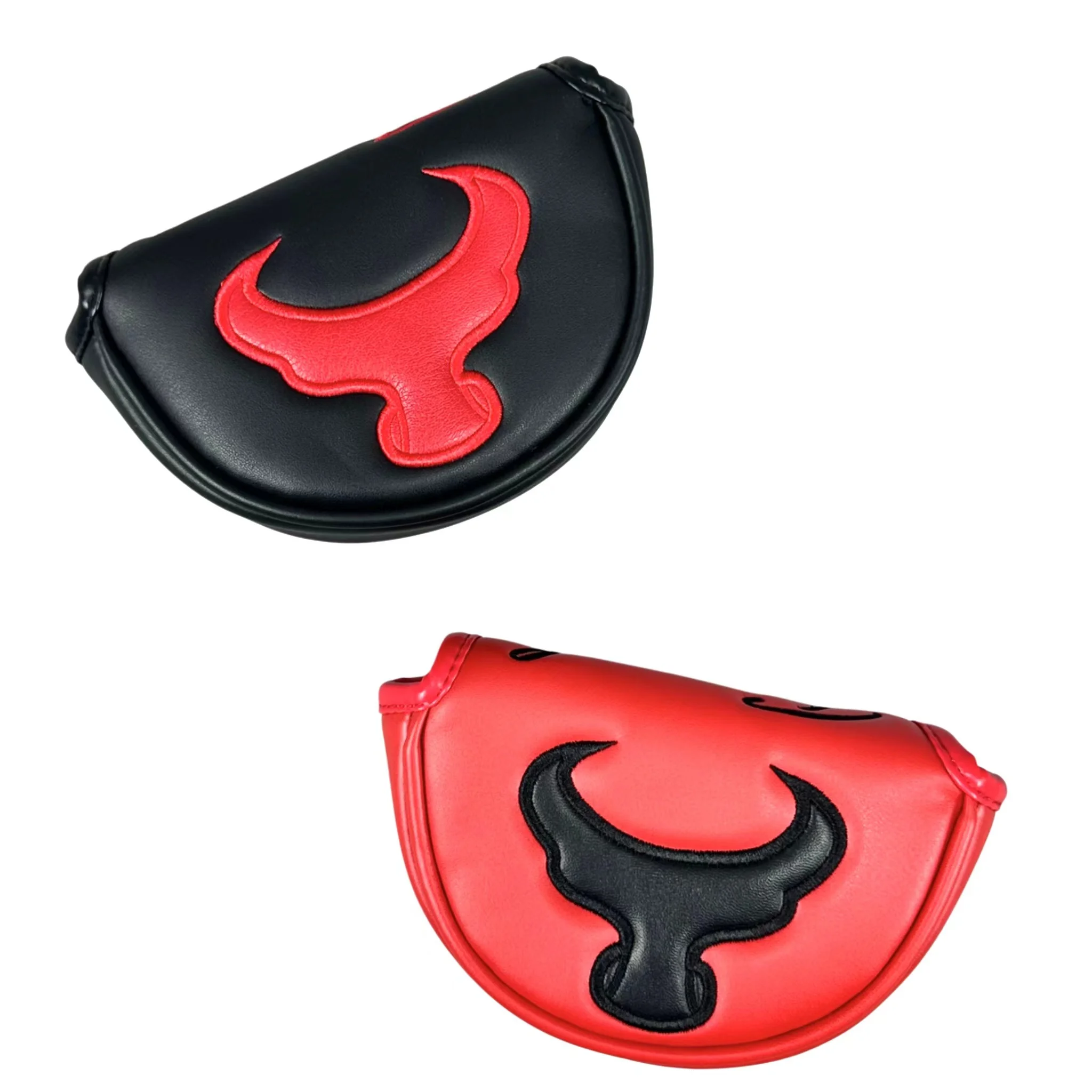 1pc-Cowhead-Pattern-Golf-Putter-Cover-PU-Leather-Golf-Mid-Mallet-Putter ...