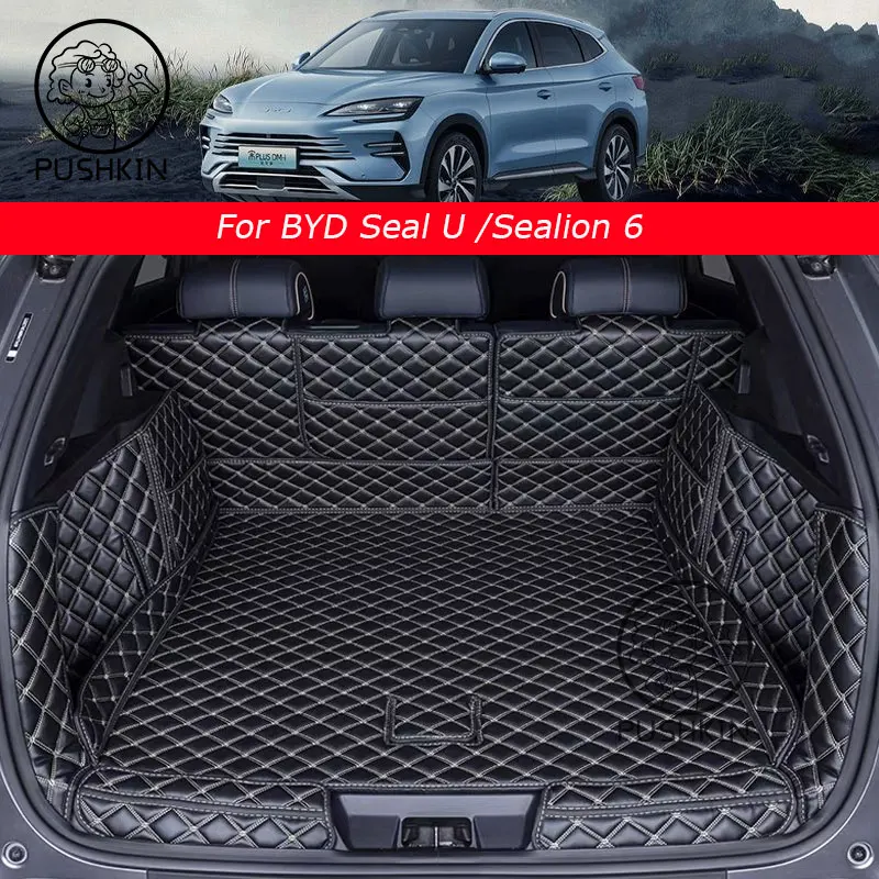 For-BYD-Seal-U-Sealion-6-Song-Plus-DMI-Custom-Trunk-Mats-Leather ...