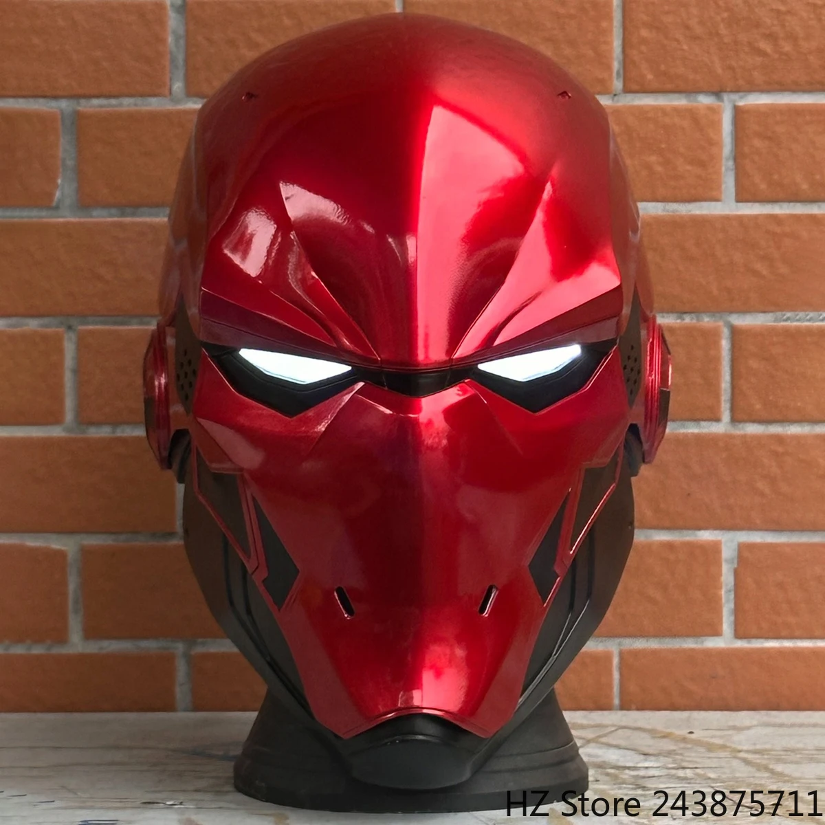 Red Helmet 3D Printed Helmet 1:1 Wearable Replica Based on The Red Hood ...