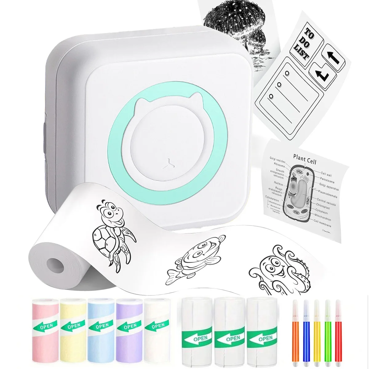 Portable-Mini-printer-thermal-pocket-Label-printer-for-Android-or-IOS ...