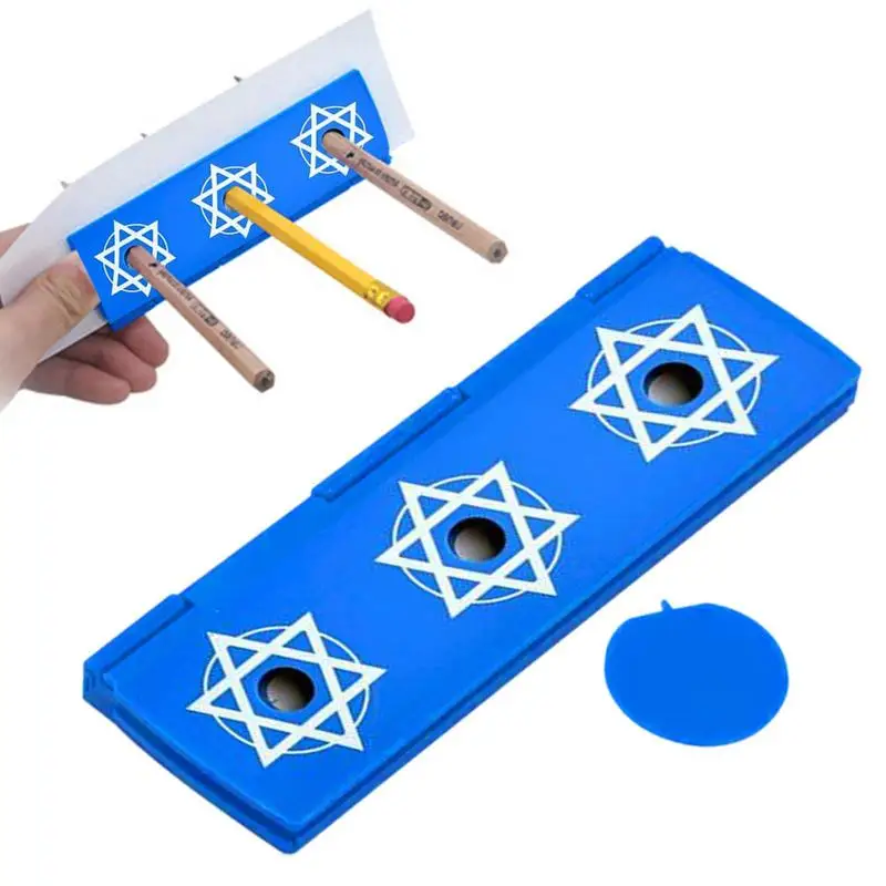 Magic-Prop-Funny-Magic-Tricks-Pen-Penetrating-Coin-With-3-Holes ...